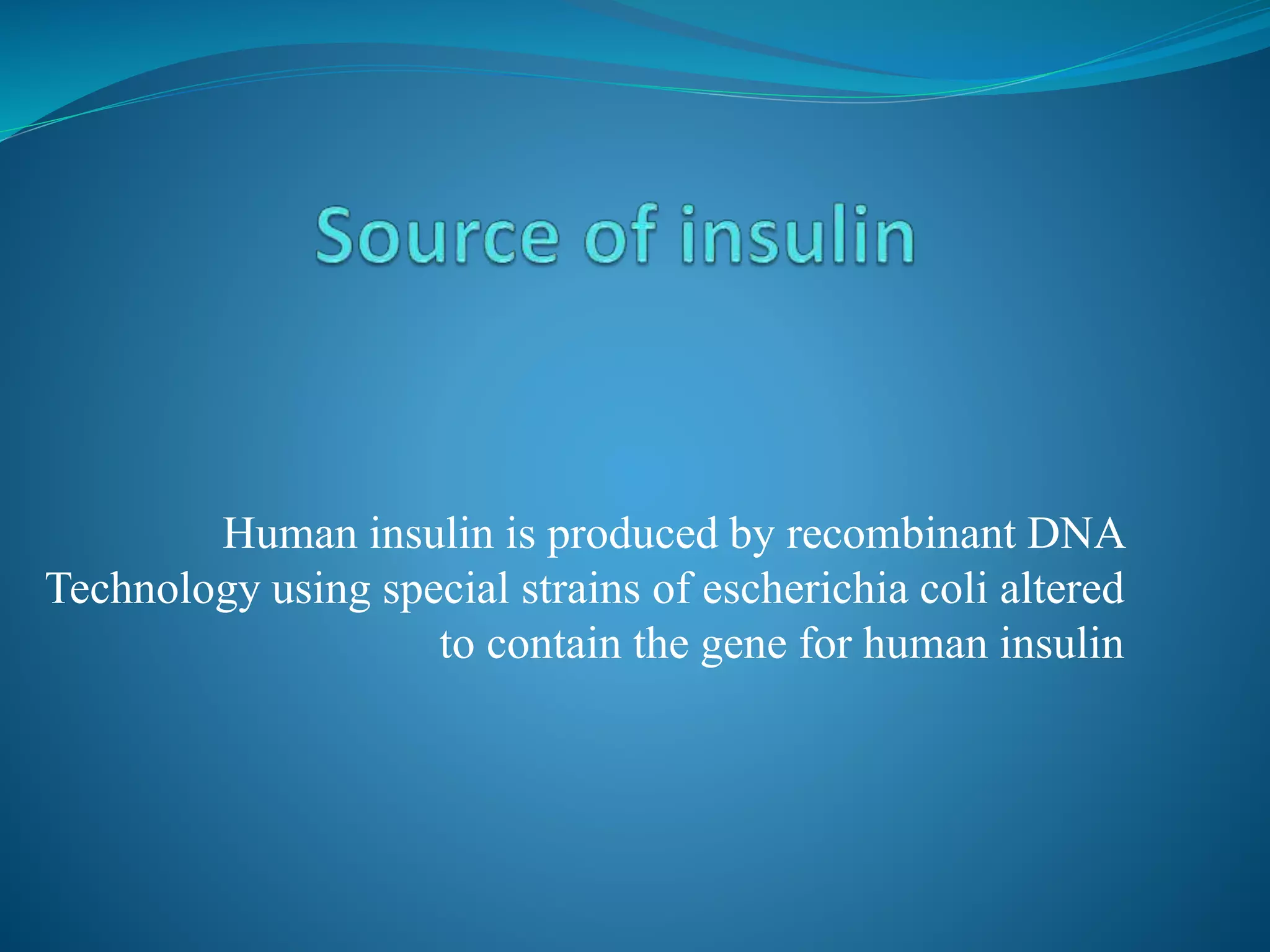 Insulin ppt | PPTX