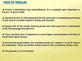 Insulin ppt | PPT
