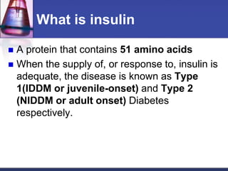 Insulin preparations | PPTX