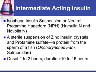 Insulin preparations | PPTX