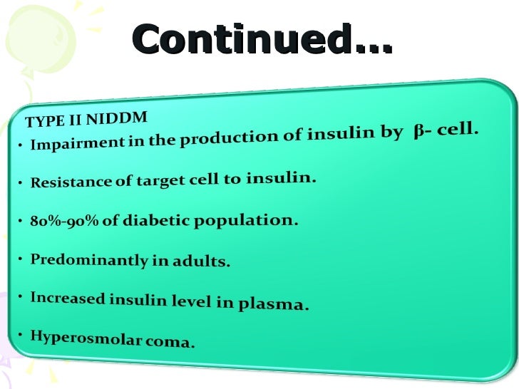 Insulin presentation