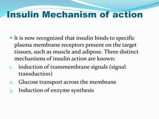Insulin presentation | PPTX
