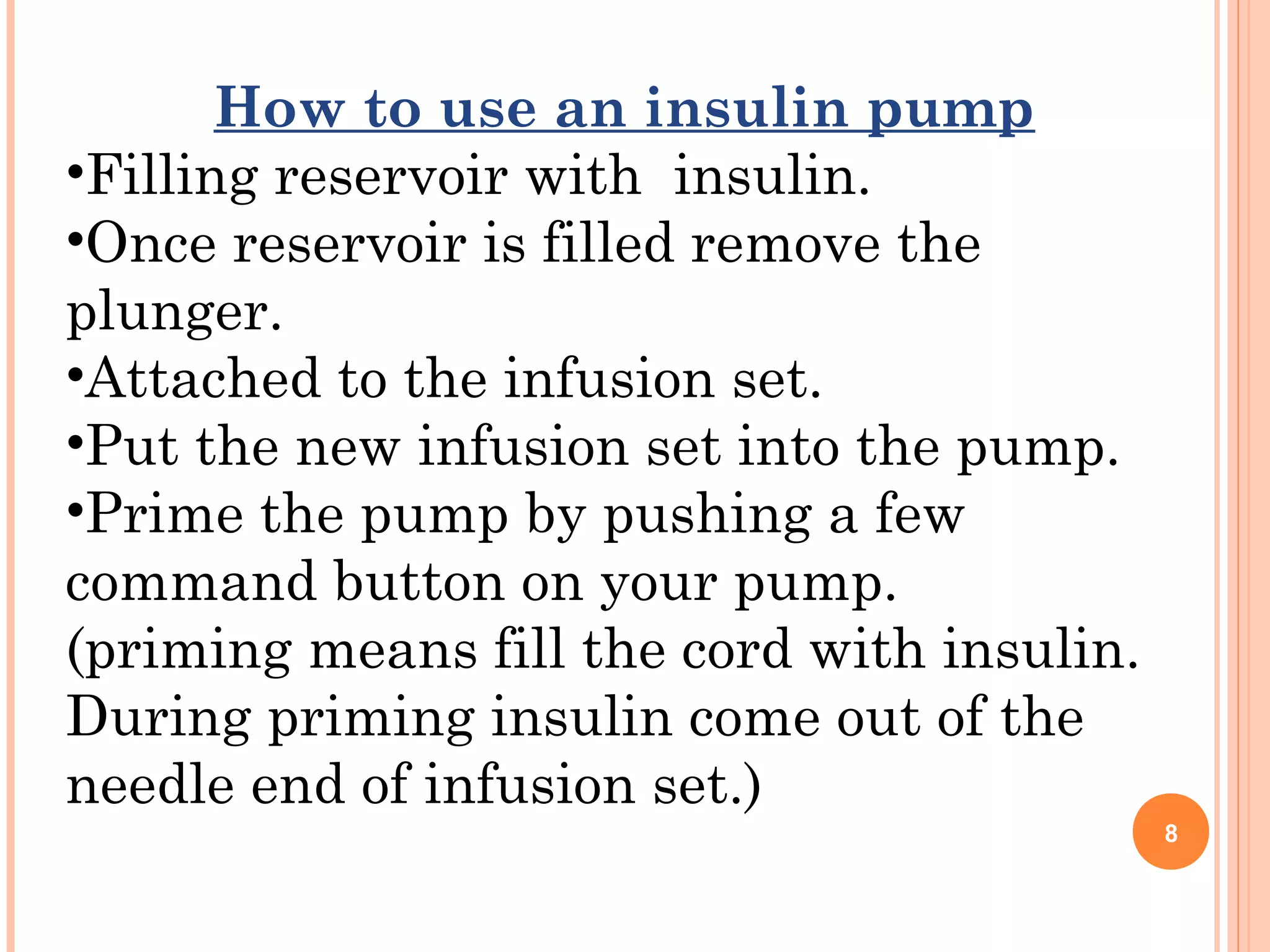 Insulin pump | PPT | Endocrine and Metabolic Diseases | Diseases and Conditions