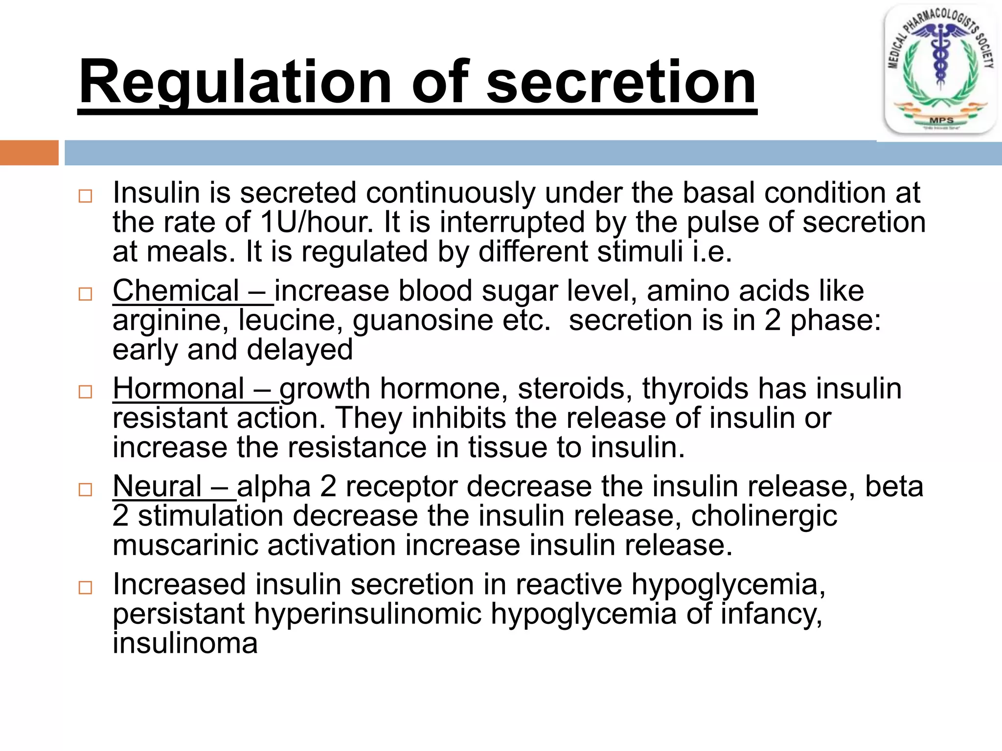 Insulin recent updates final | PPTX | Endocrine and Metabolic Diseases ...