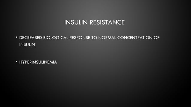 INSULIN RESISTANCE, metabolic syndrome , obesity, syndrome x .pptx