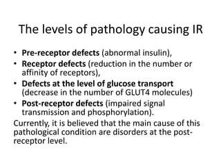 Insulin resistance for the complicated ones | PPT