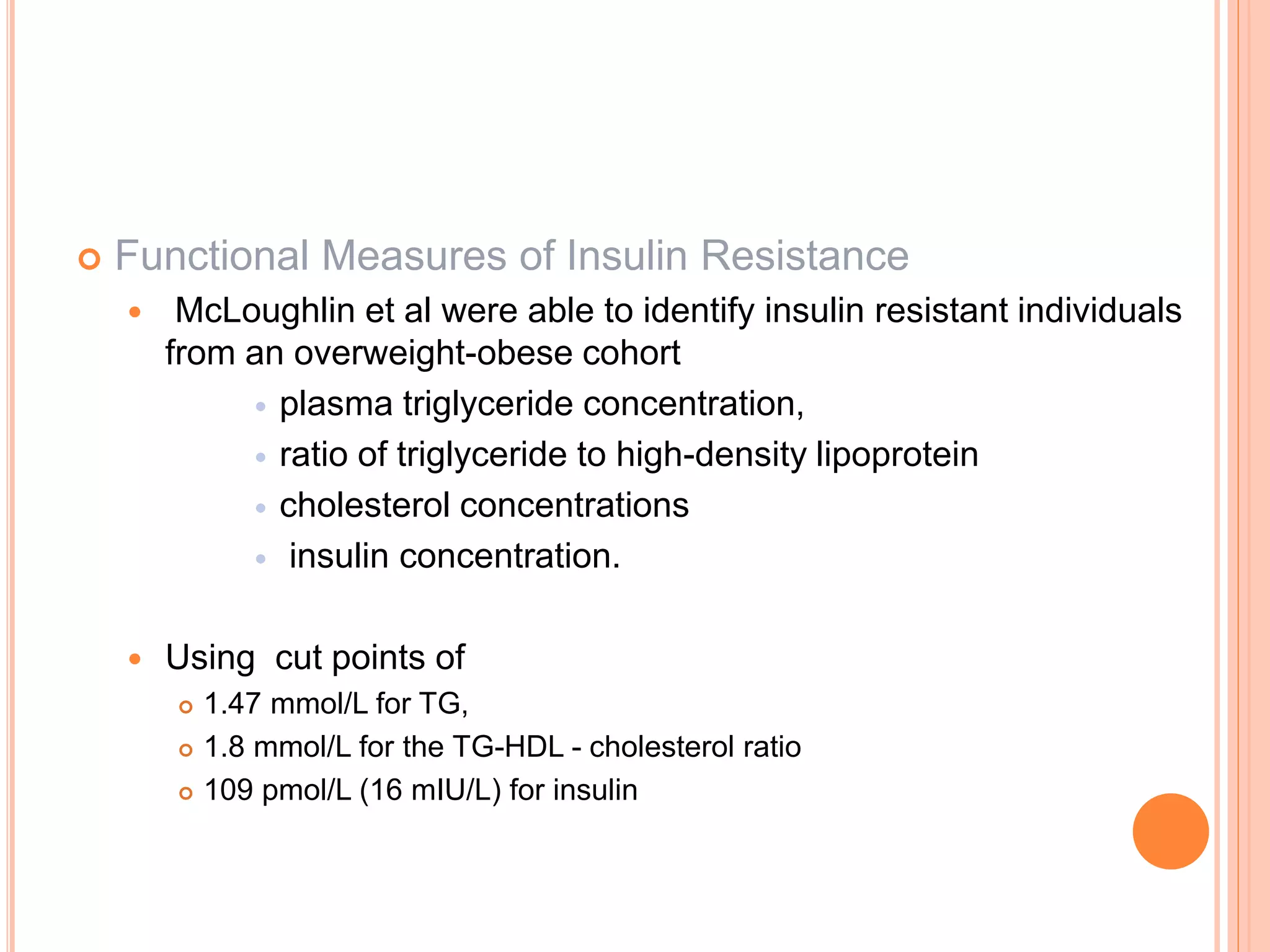 Insulin resistance causes and consequences | PPTX
