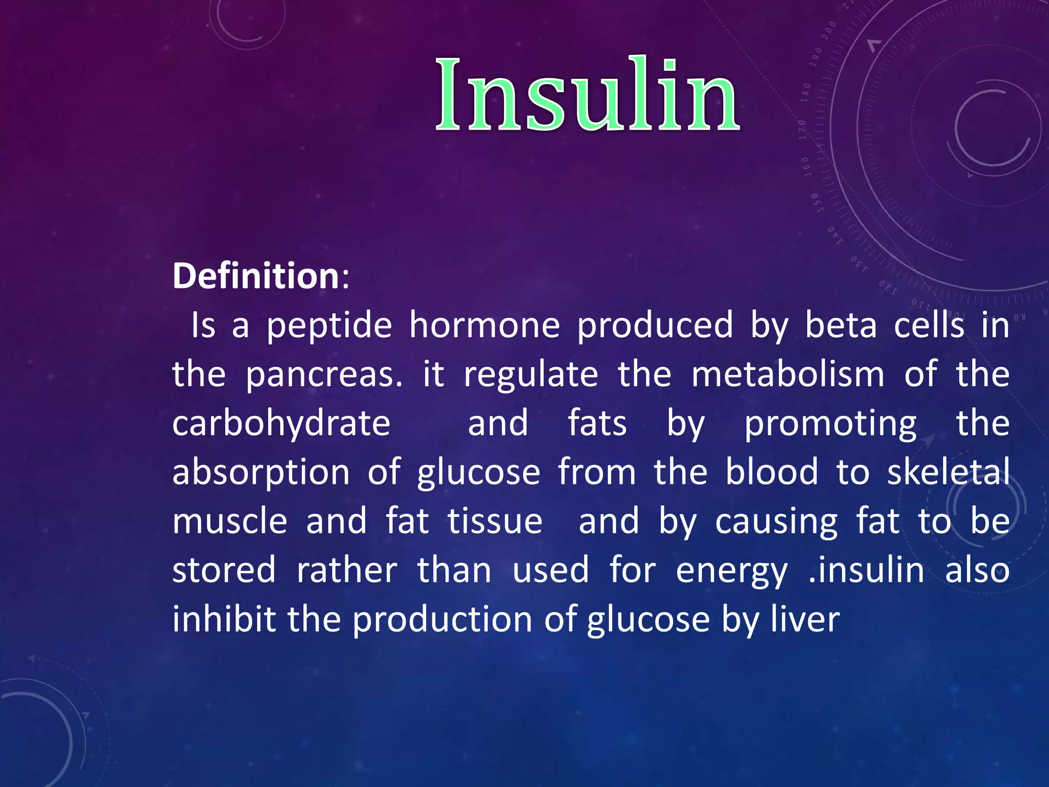Insulins | PPTX | Endocrine and Metabolic Diseases | Diseases and ...