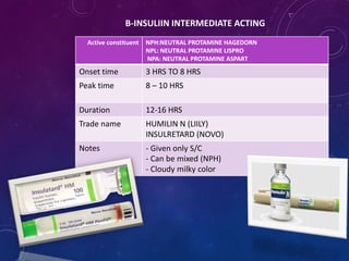 Insulins | PPTX