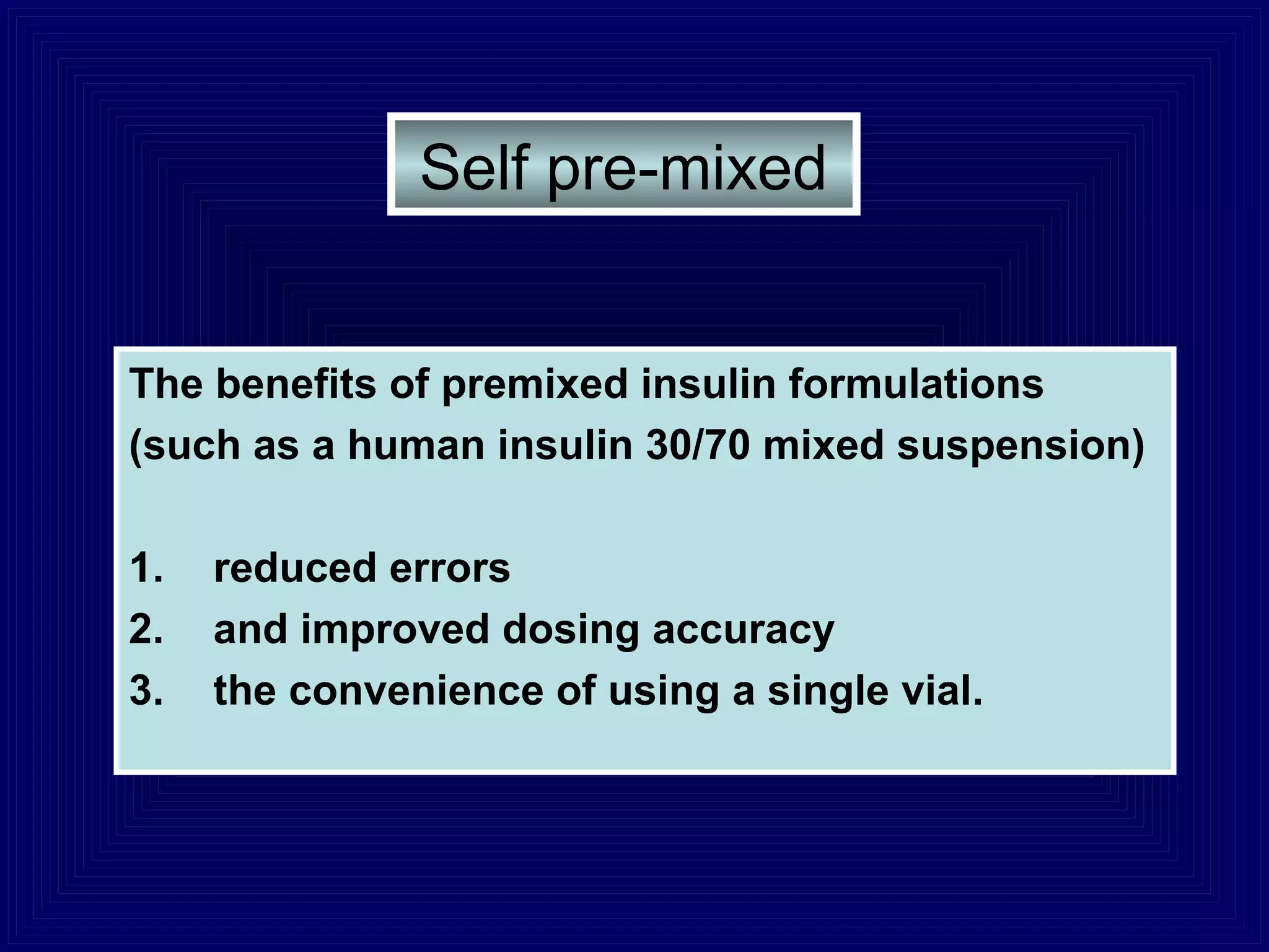 Insulins in type 2 diabetes mellitus | PPT