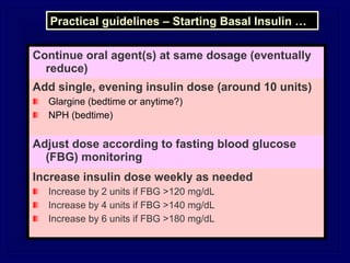 Insulins in type 2 diabetes mellitus | PPT