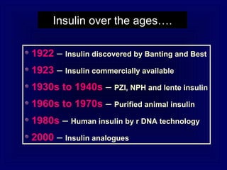 Insulins in type 2 diabetes mellitus | PPT