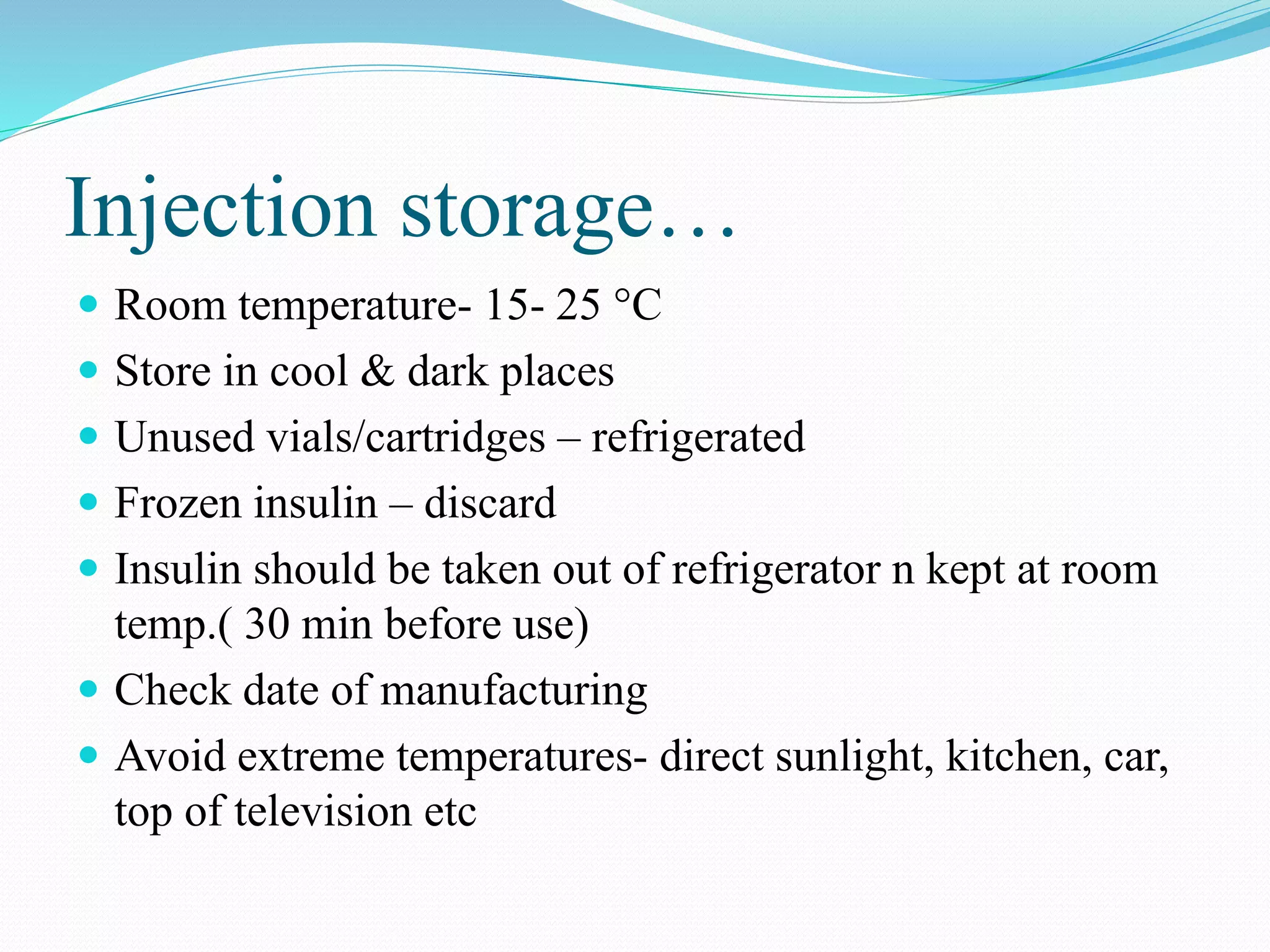 Insulin technique: simpler | PPSX