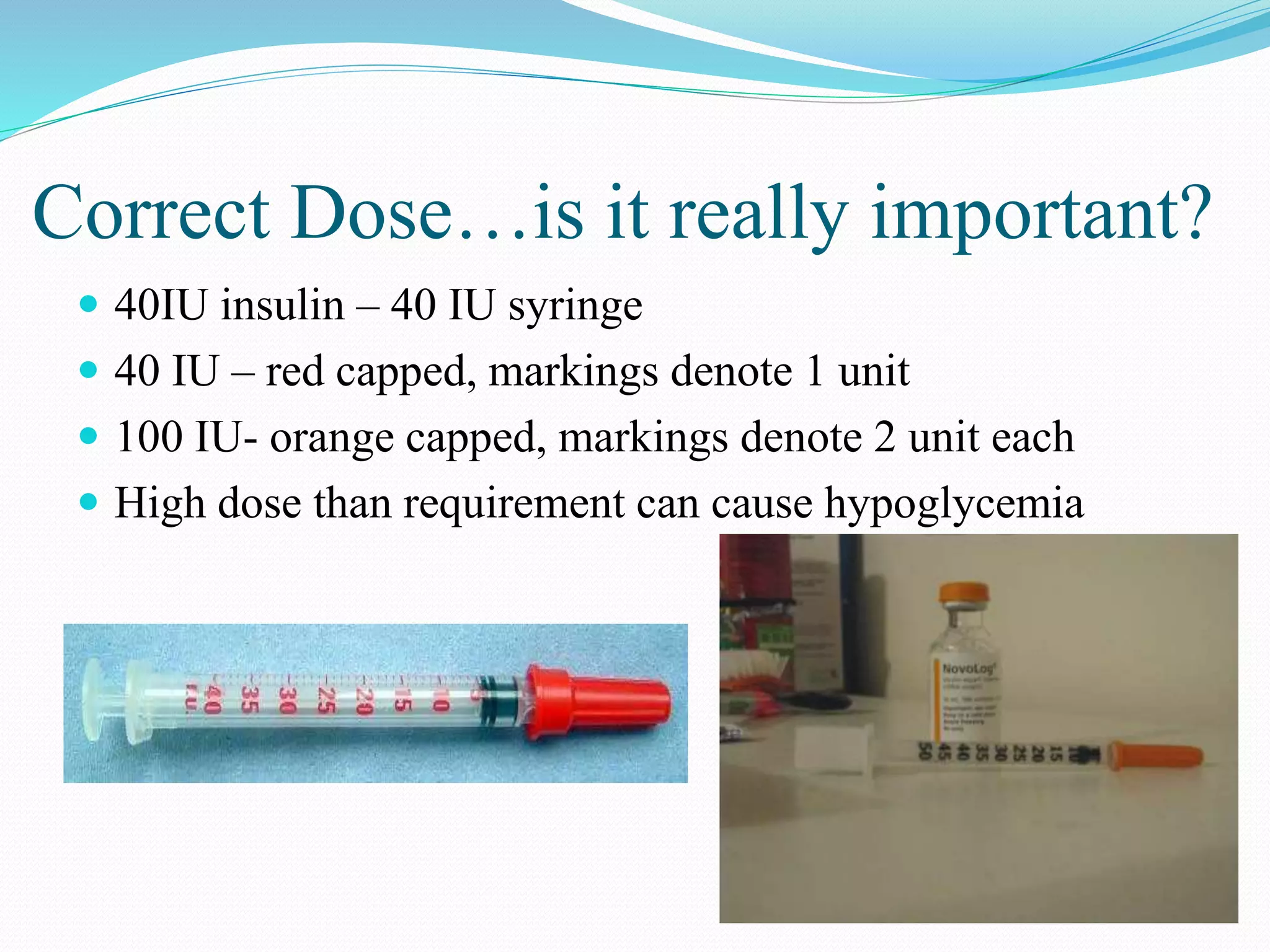Insulin technique: simpler | PPSX