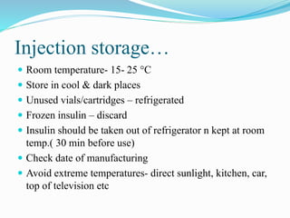 Insulin technique: simpler | PPSX