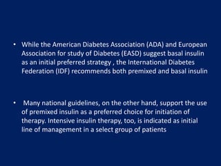 Insulin therapy- art of initiation and titration | PPTX