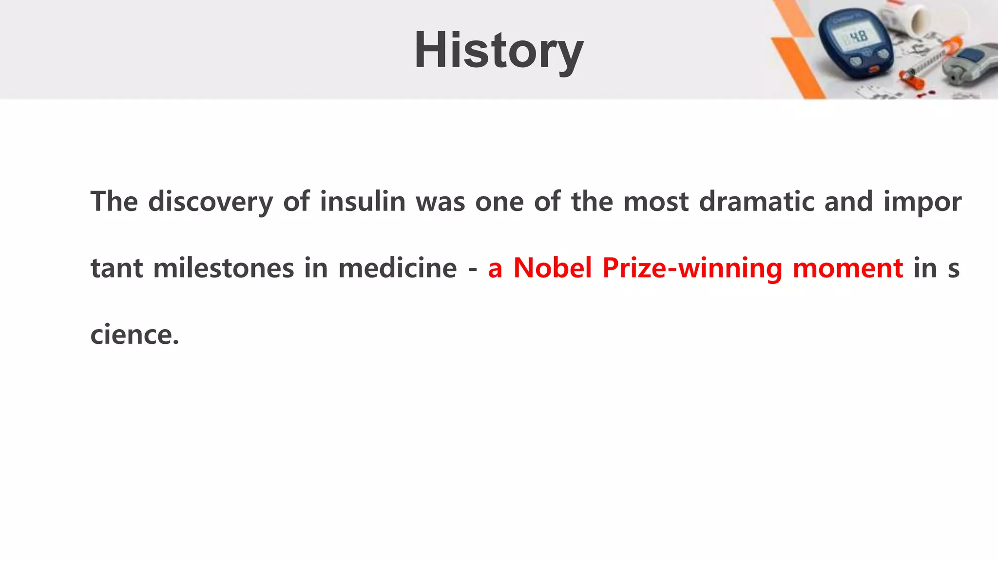 Insulin therapy: An Old Story | PPTX