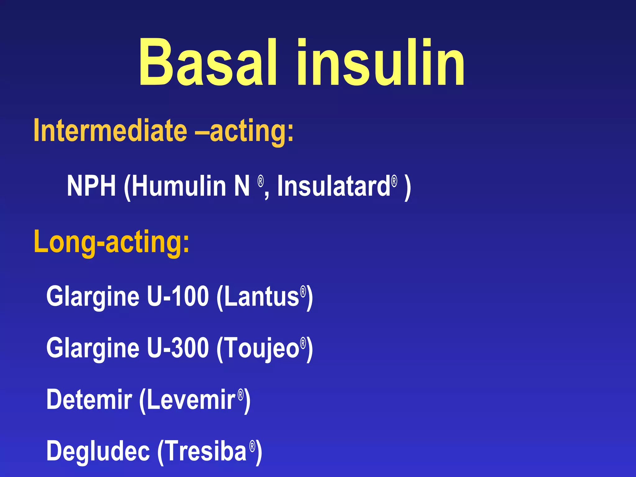Insulin therapy in type 2 diabetes | PPT