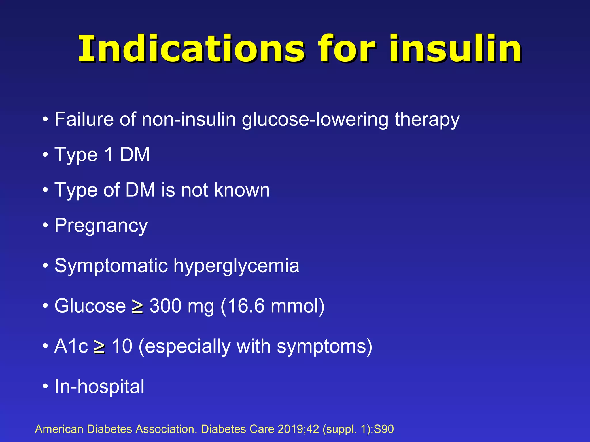 Insulin therapy in type 2 diabetes | PPT