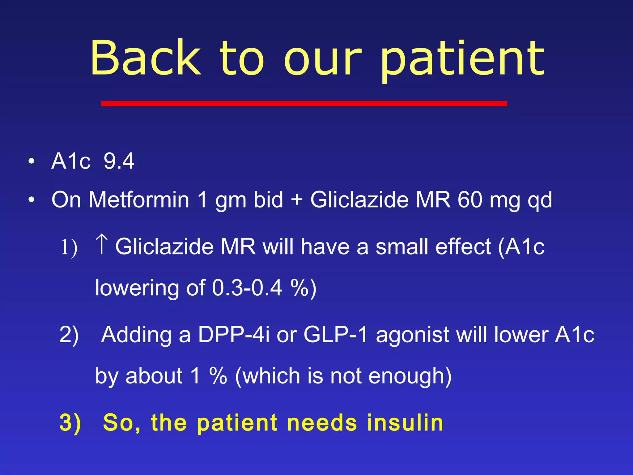Insulin therapy in type 2 diabetes | PPT