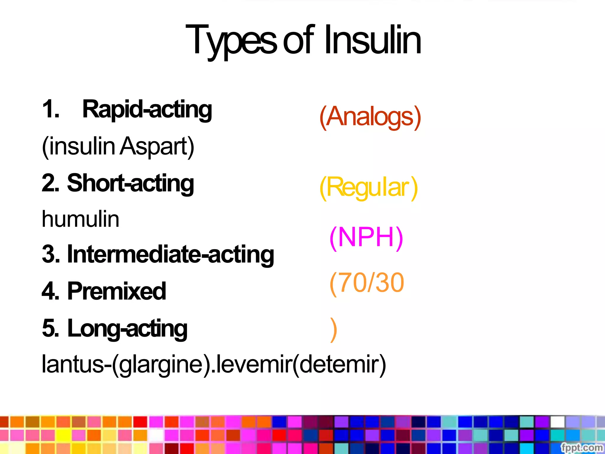 Insulin therapy | PPT