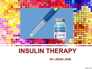 Insulin therapy | PPT
