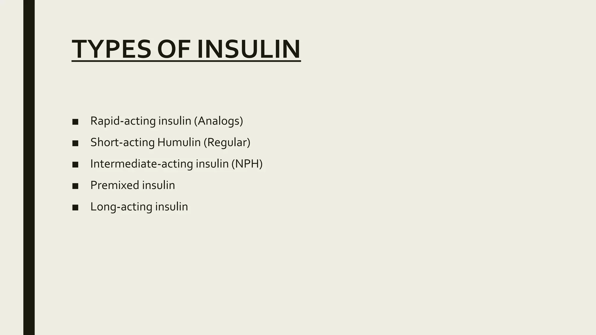 Insulin therapy | PPTX