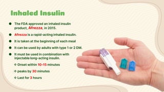 Insulin Therapy.pptx | Endocrine and Metabolic Diseases | Diseases and ...