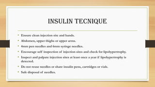 INSULIN THERAPY. Introduction to Insulin-overview, uses. | PPTX