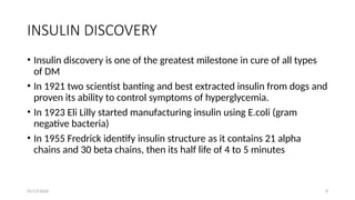 insulin therapy and hyperglycaemic emergency | PPTX