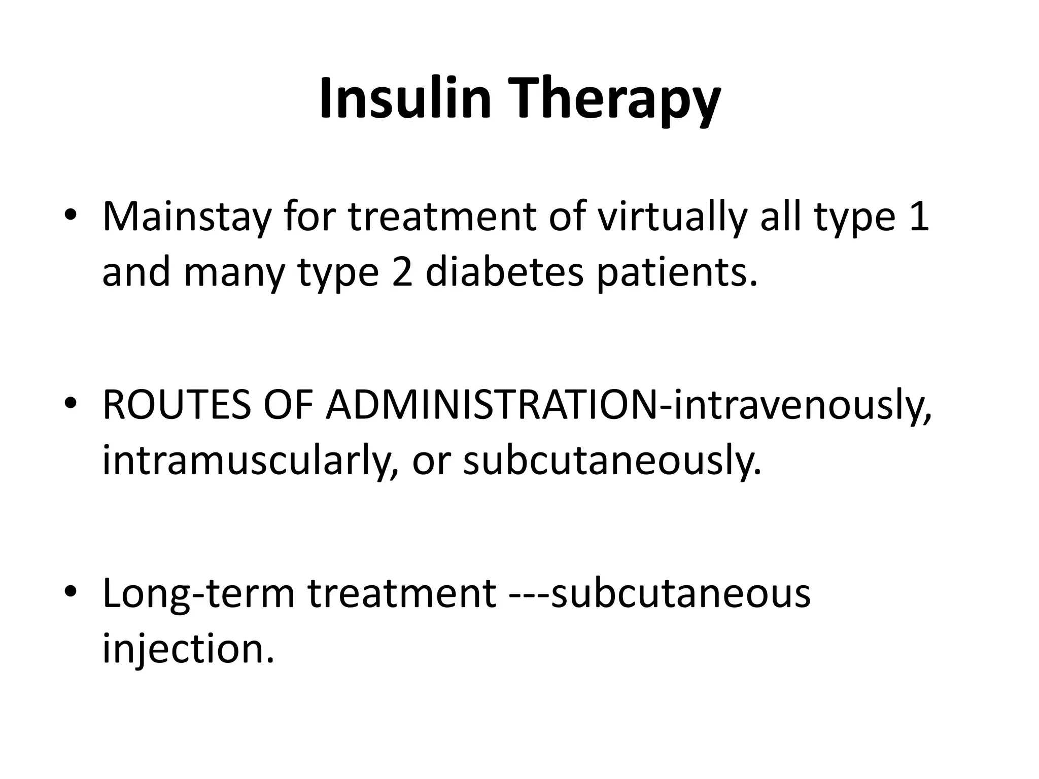 Insulin therapy of Diabetes Mellitus | PPTX