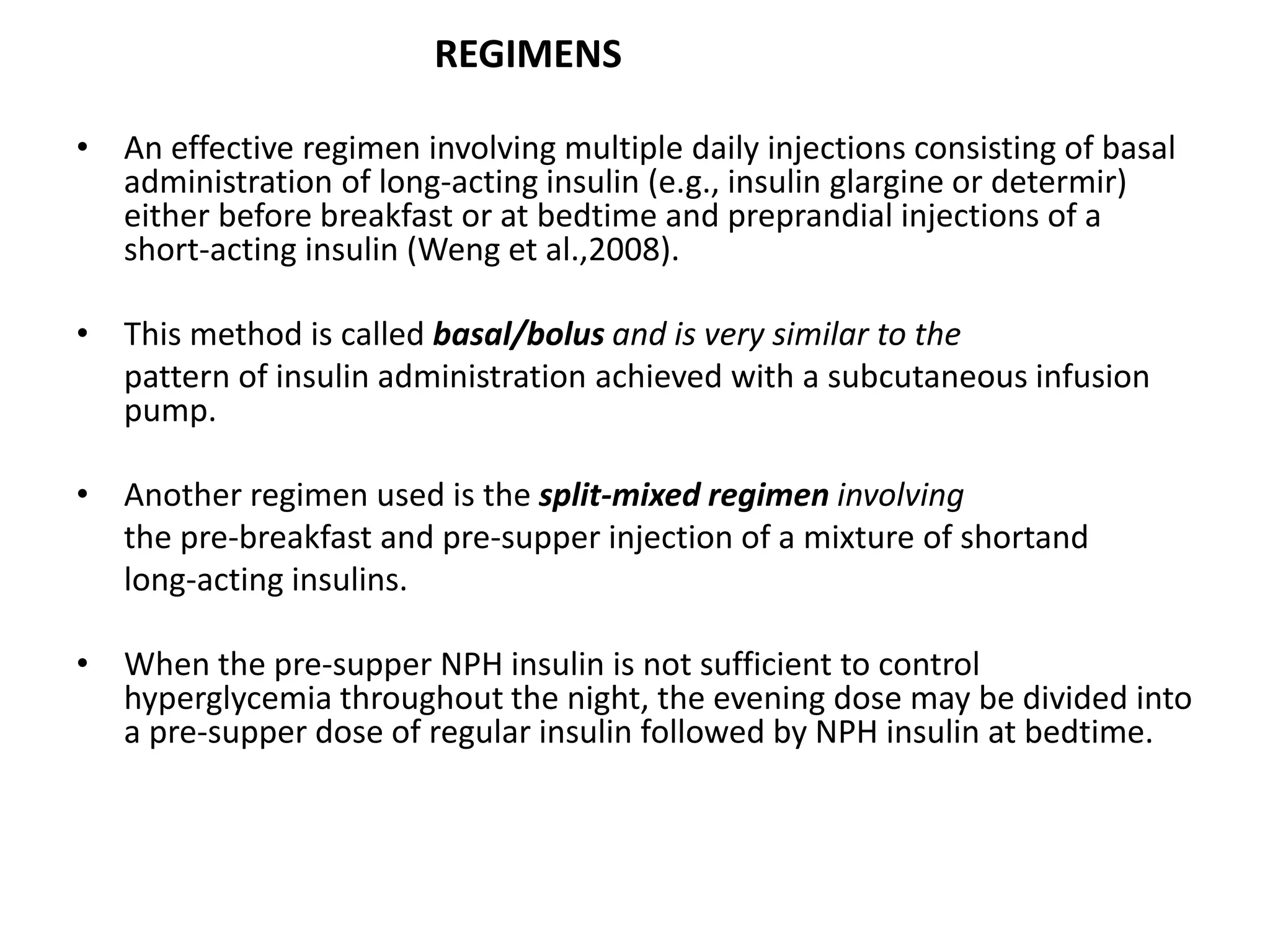 Insulin therapy of Diabetes Mellitus | PPTX