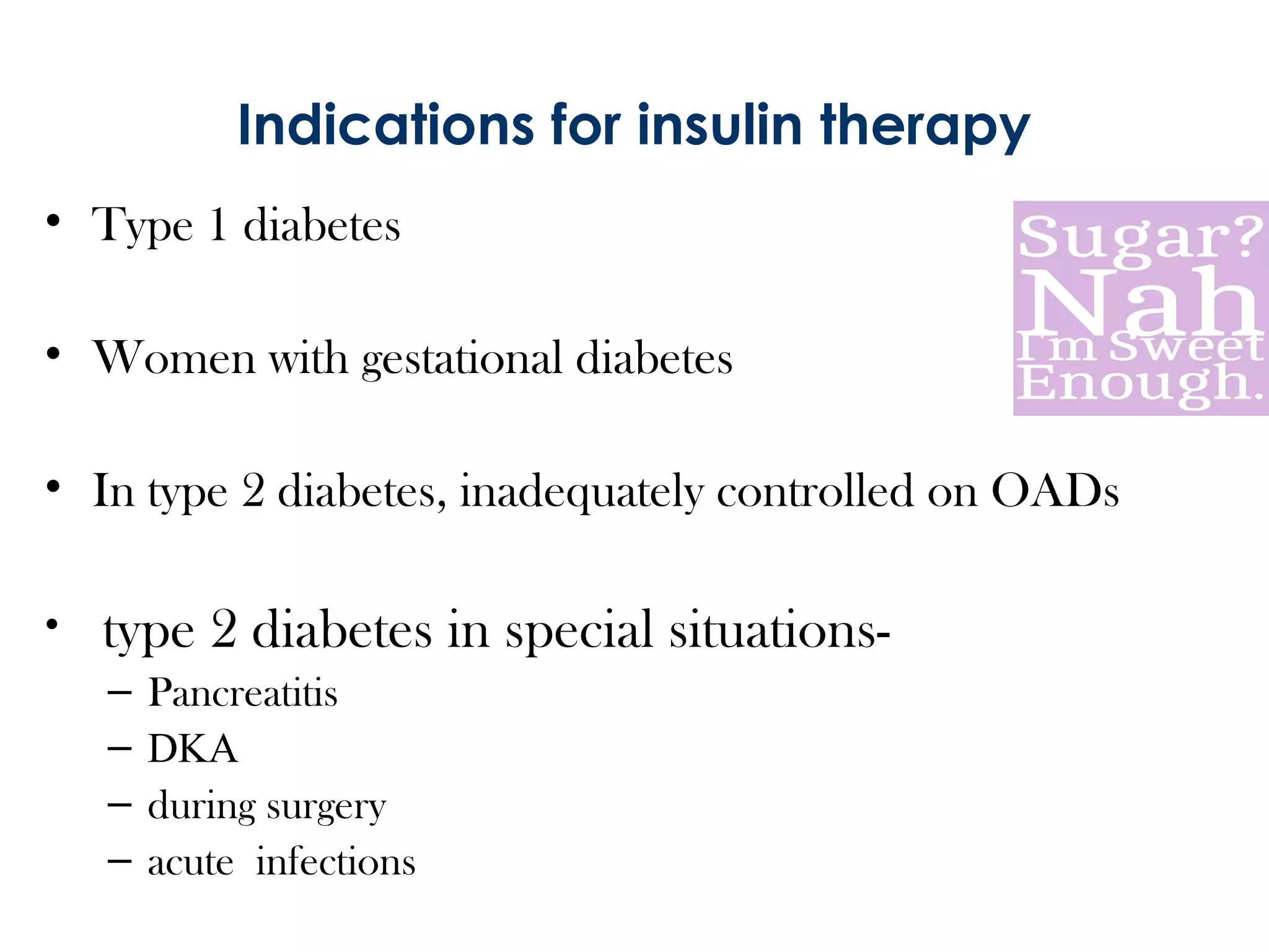 Insulin therapy regimen | PPT