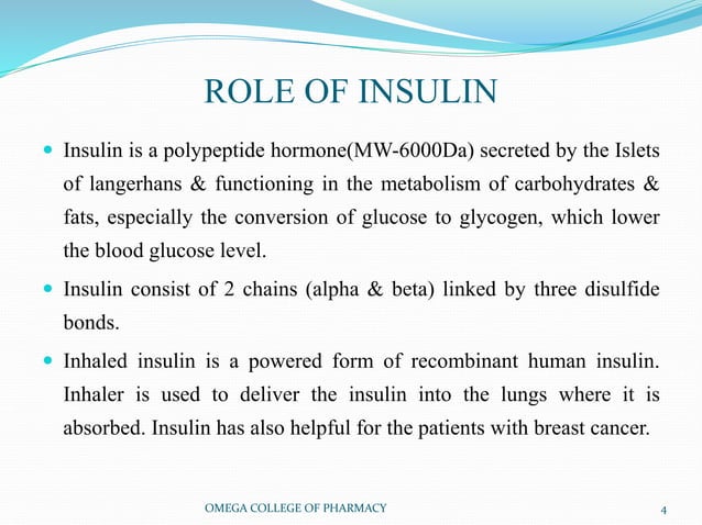 Insulin through inhalation ppt | PPTX | Diabetes | Diseases and Conditions