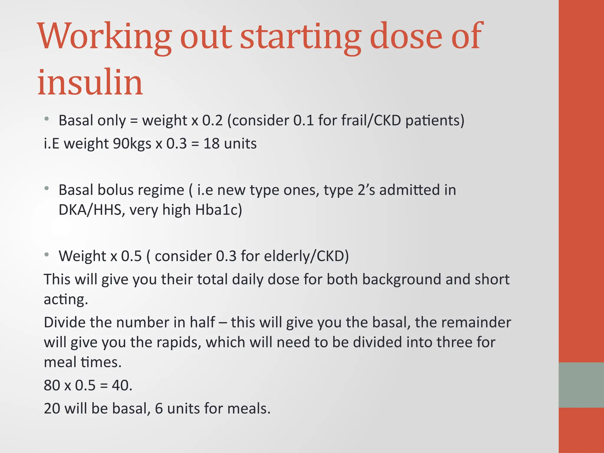 Insulin training for nurses in both secondary and primary care | PPTX