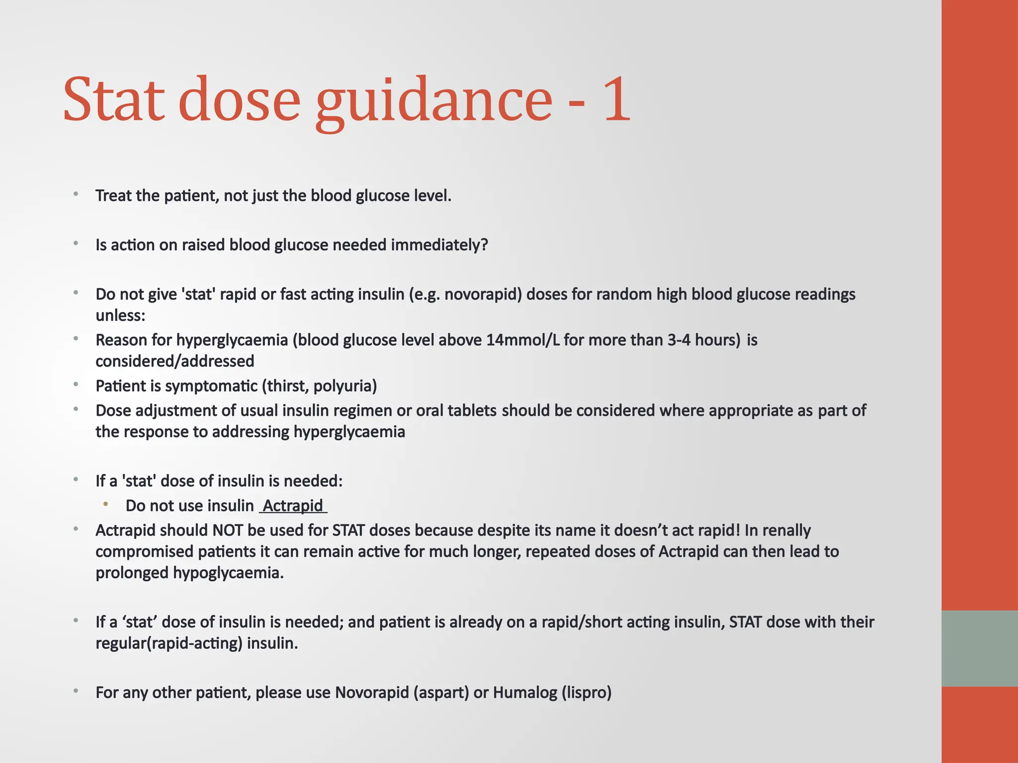 Insulin training for nurses in both secondary and primary care | PPTX