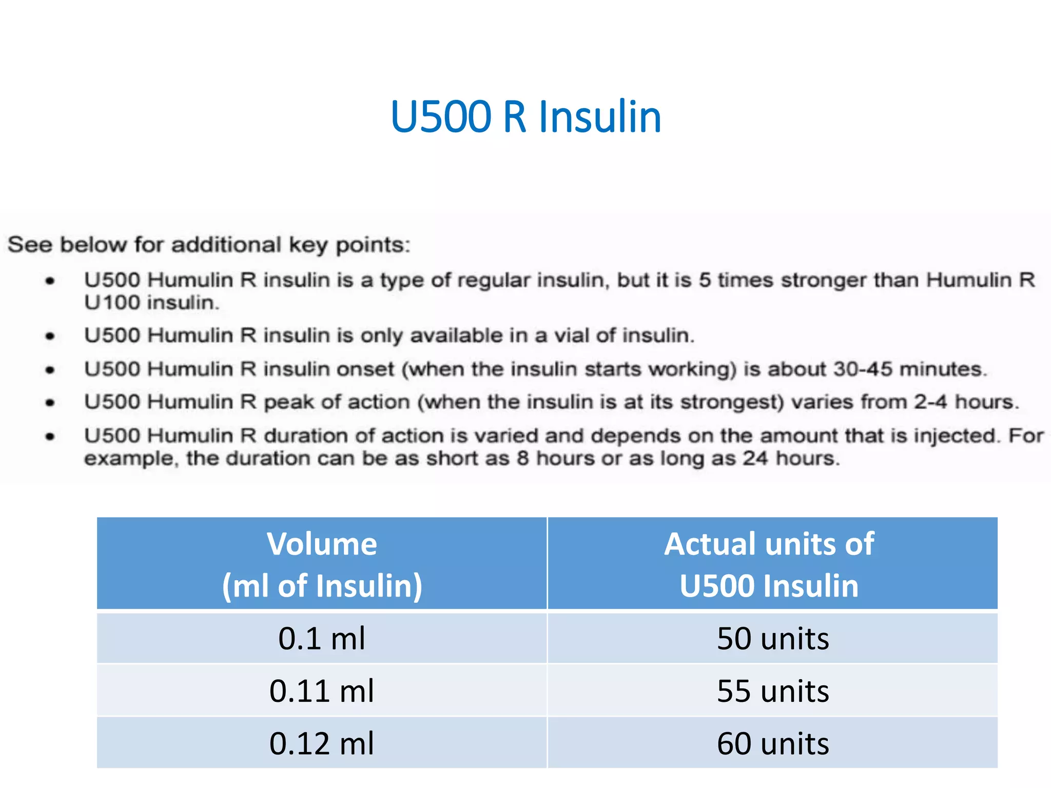 Insulin: what is new ? | PPTX
