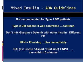 Insulin: what is new ? | PPTX