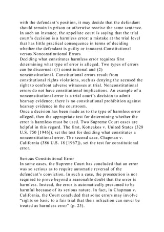 In summary, a defendant enjoys at least three important constituti.docx