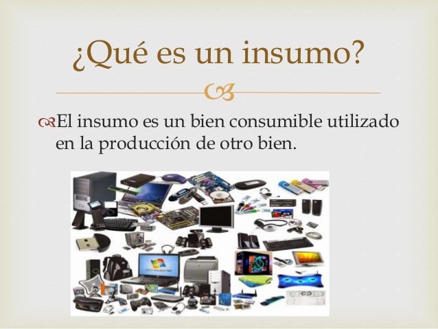 Insumos