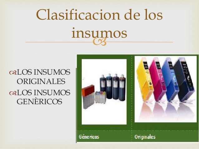 Insumos