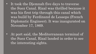 In Sunny Spain - GE RIZAL 1882 - 1885 group 3 | PPTX