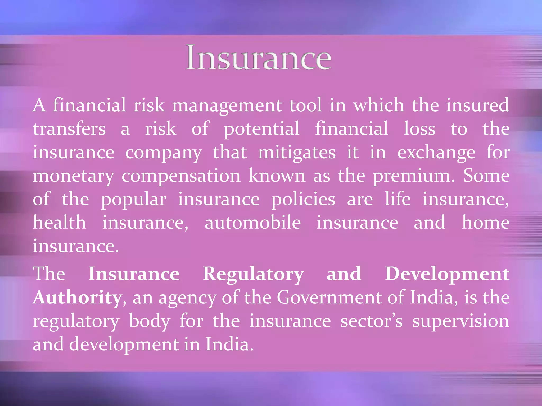 Insurance - Classification | PPTX