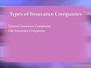 Insurance - Classification | PPTX