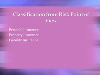 Insurance - Classification | PPTX