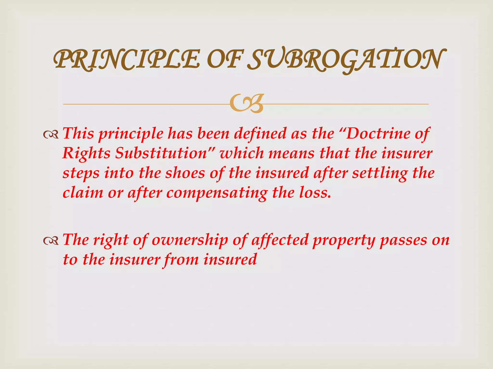 Principles of Insurance | PPTX