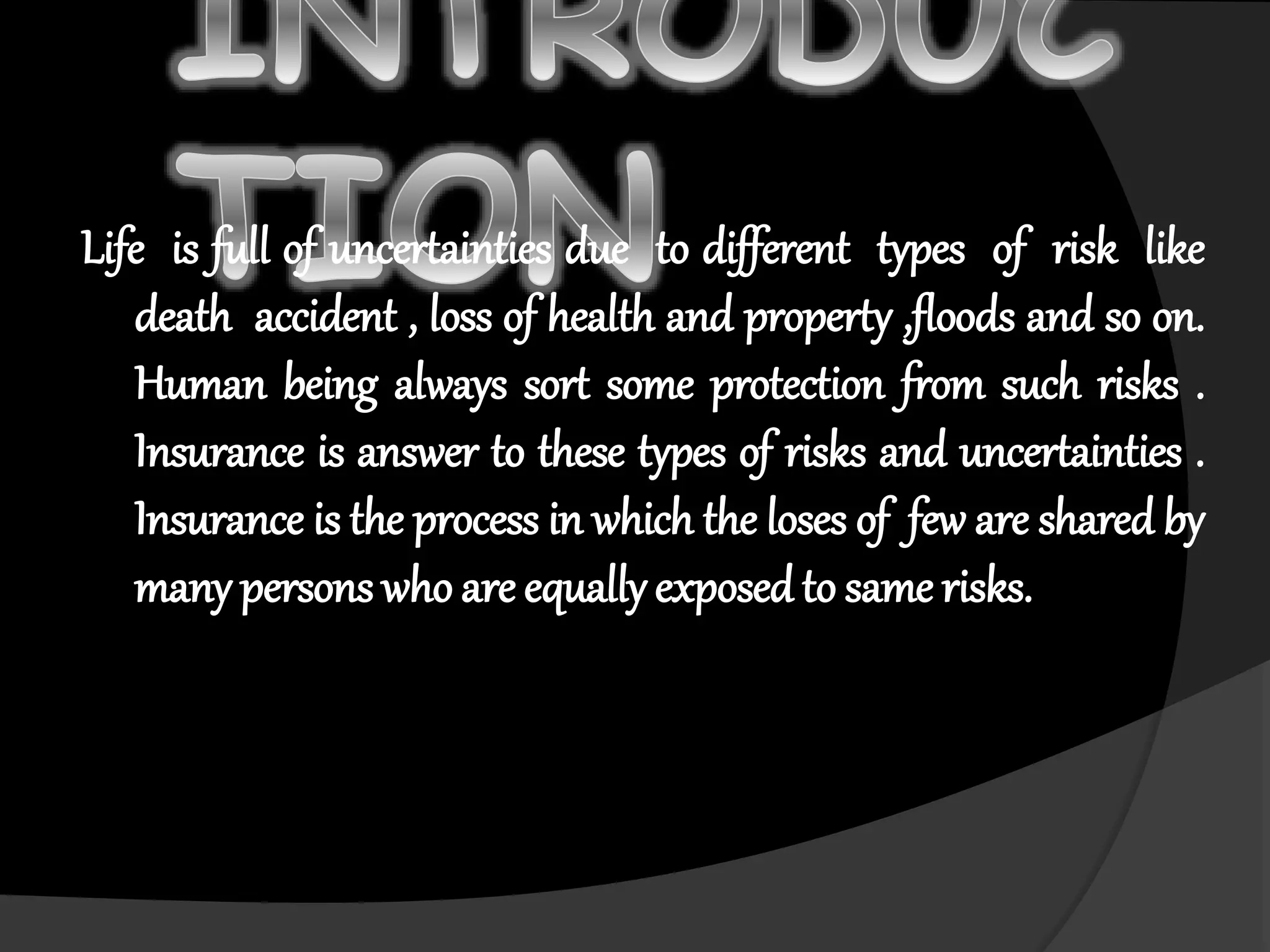 Principles of Insurance | PPTX