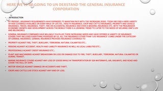 Insurance | PPTX | Life Insurance | Insurance