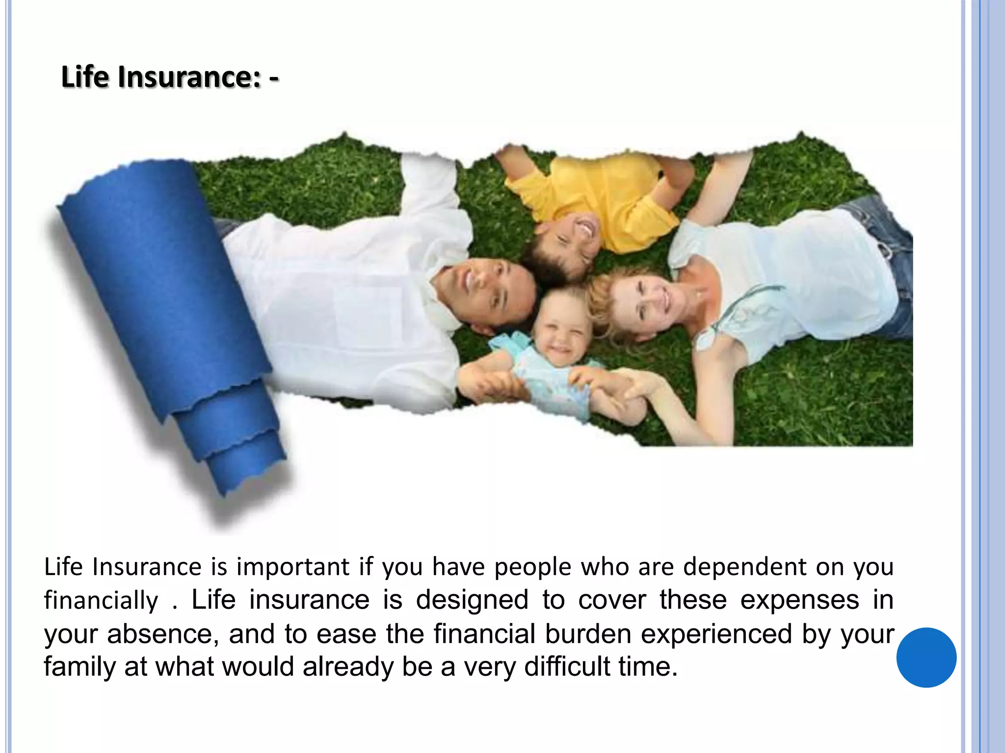 Why Insurance is important for every person | PPTX