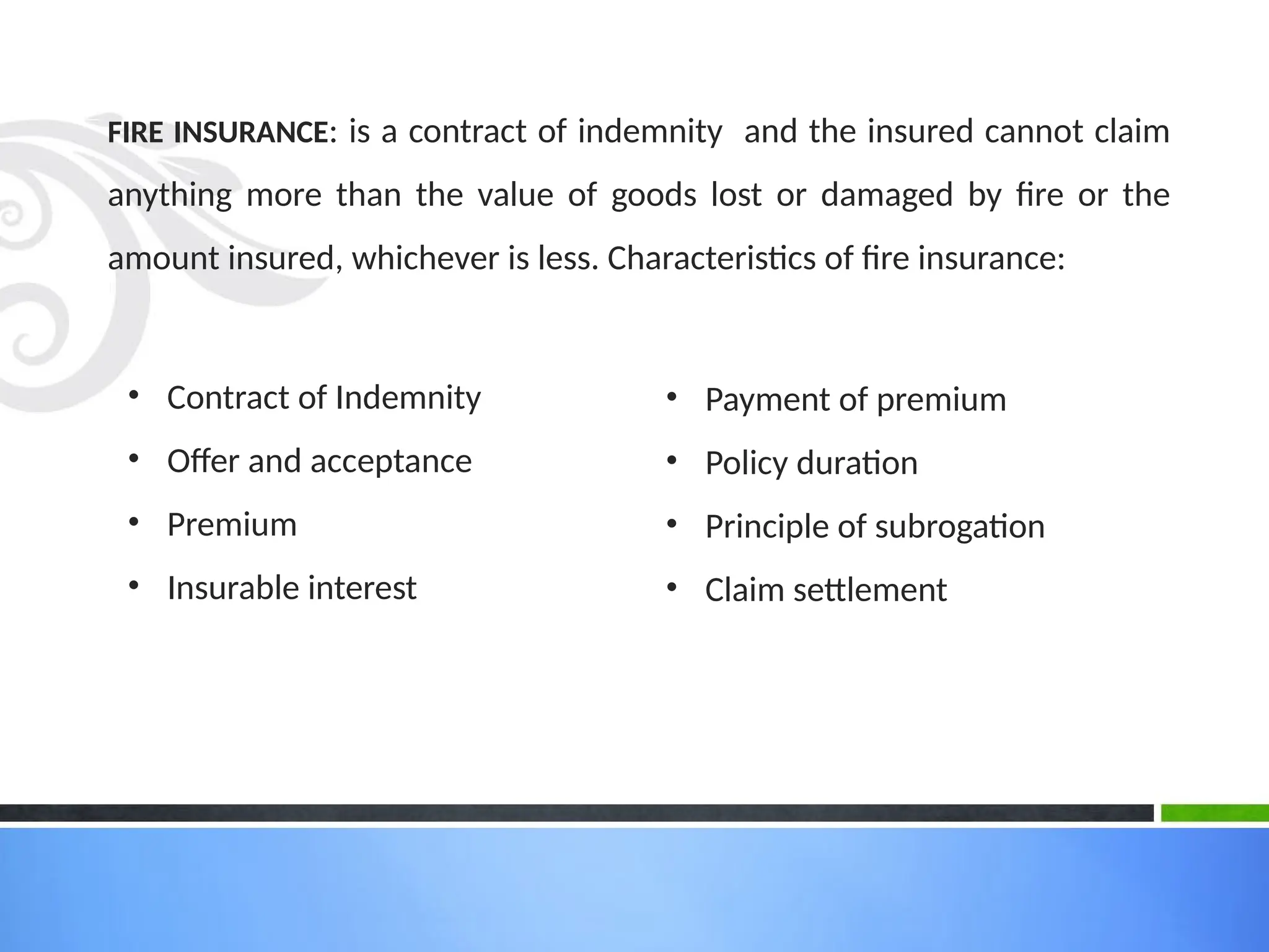 INSURANCE AND TYPES OF INSURANCES WITH PRINCIPLES.pptx